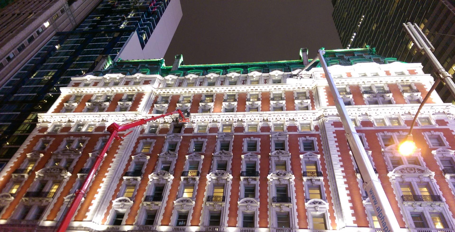 Decorative Lighting Installation and Alignment | Alpha Platforms