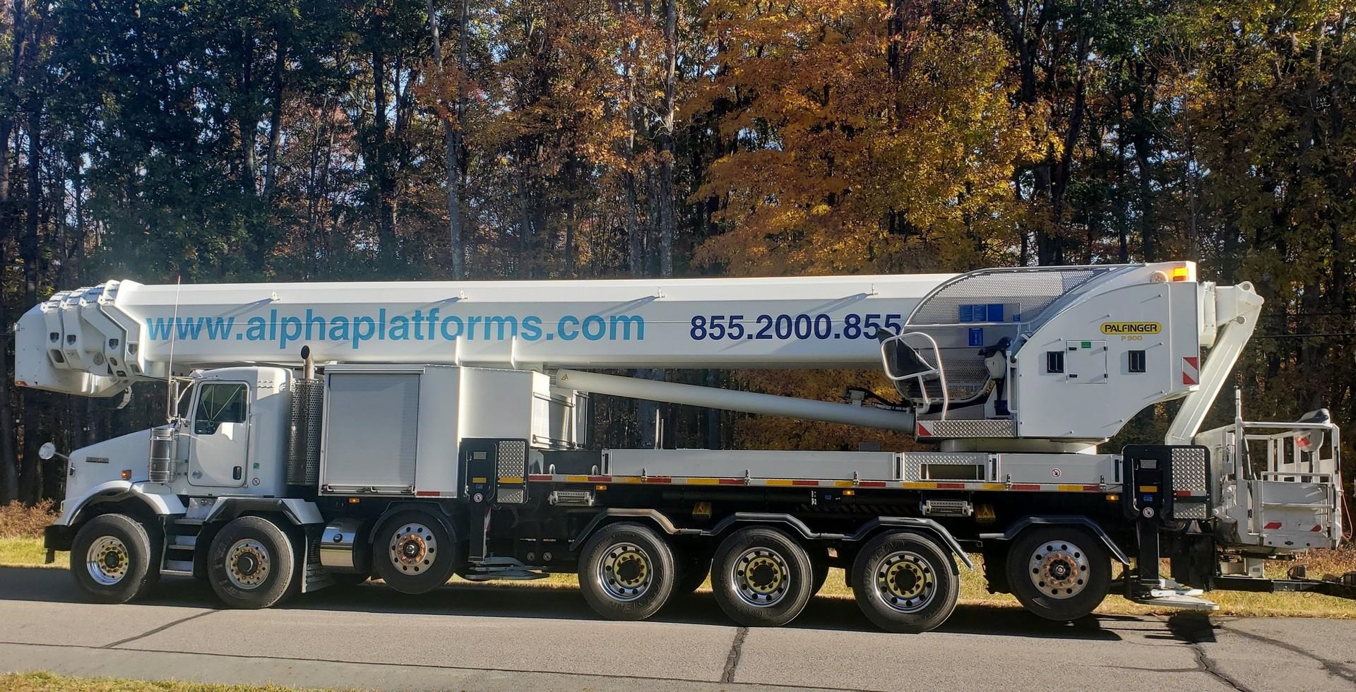 300 Foot Boom Lift Rental - A-300 | Alpha Platforms